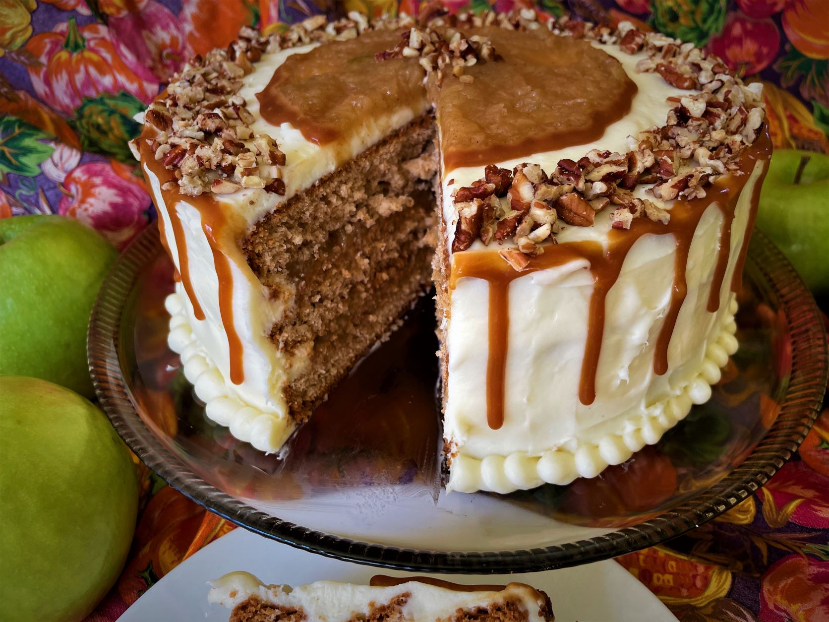 Apple Spice Layer Cake | Baking With Julie
