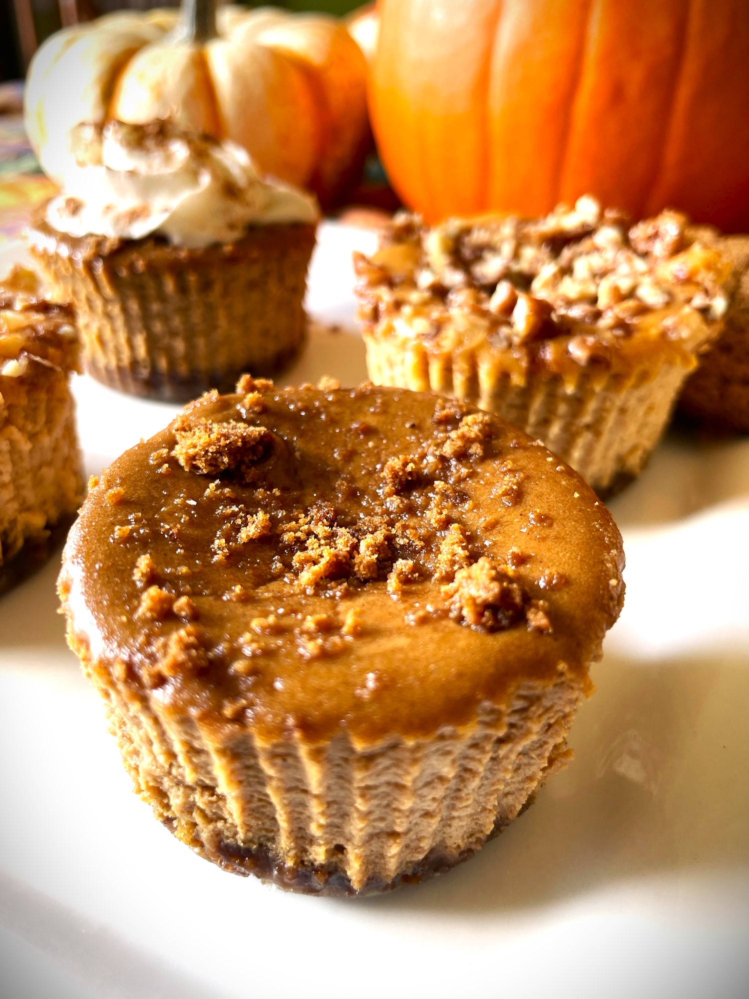 Mini Pumpkin Cheesecakes Baking With Julie