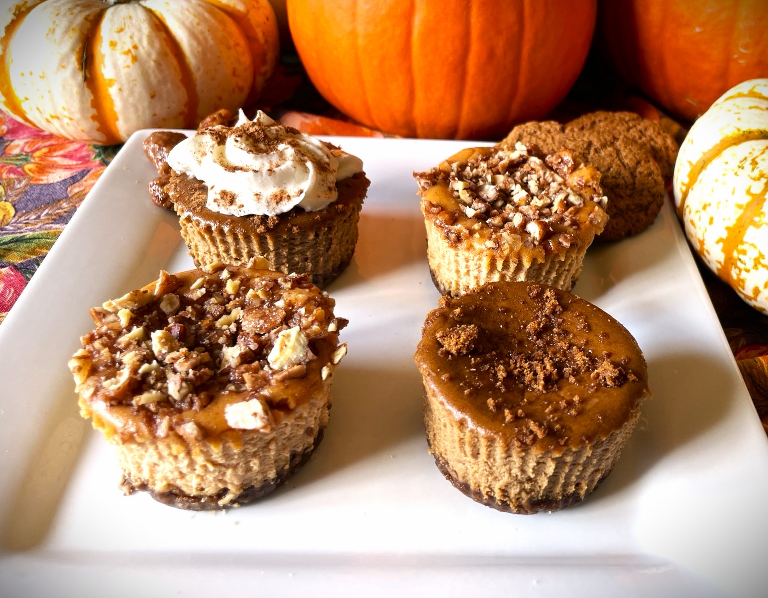Mini Pumpkin Cheesecakes Baking With Julie